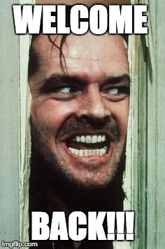 Welcome Back! – Ryan Cavalier